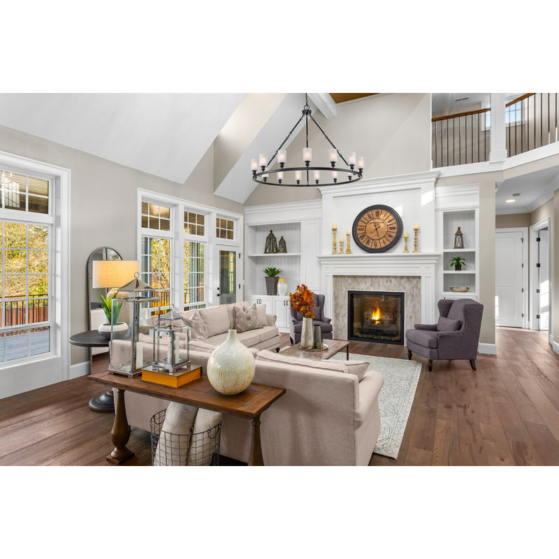 Gracie Oaks Monyea 20 - Light Wagon Wheel Wagon Wheel Chandelier | Wayfair